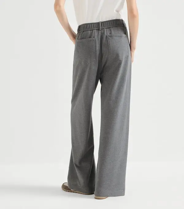Brunello Cucinelli Cotton French Terry Trousers