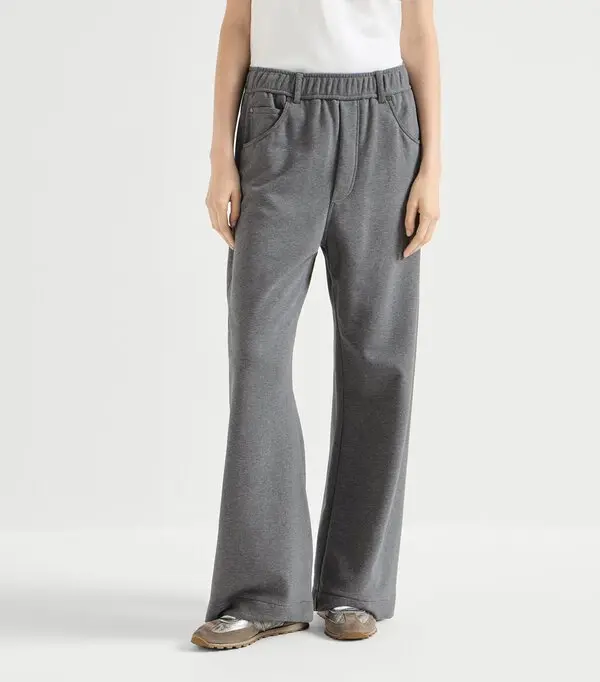 Brunello Cucinelli Cotton French Terry Trousers