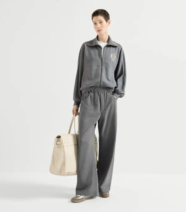 Brunello Cucinelli Cotton French Terry Trousers