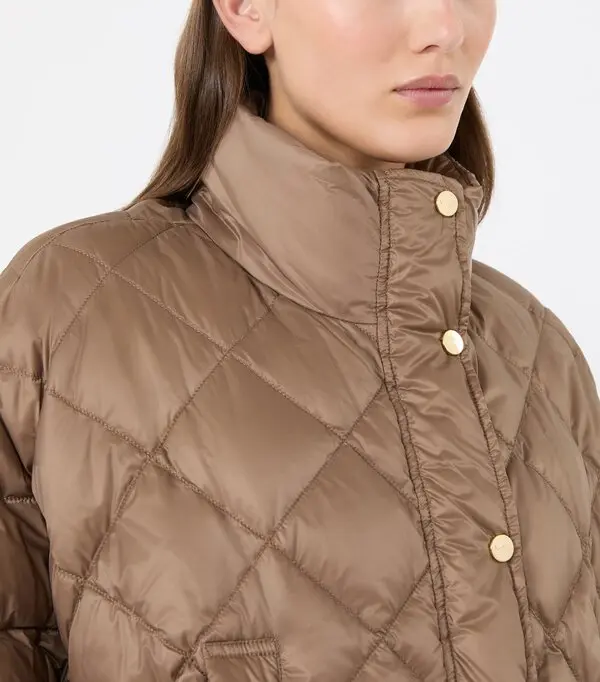 Max Mara Short-sleeve Quilted Jacket
