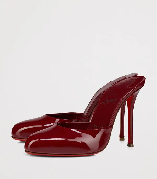 CHRISTIAN LOUBOUTIN Dolly Mule 100 Patent Mules