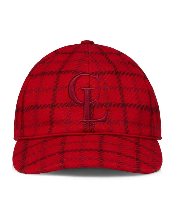 CHRISTIAN LOUBOUTIN Neocl Check Print Baseball Cap