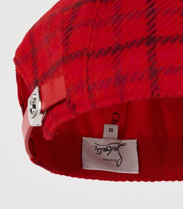 CHRISTIAN LOUBOUTIN Neocl Check Print Baseball Cap