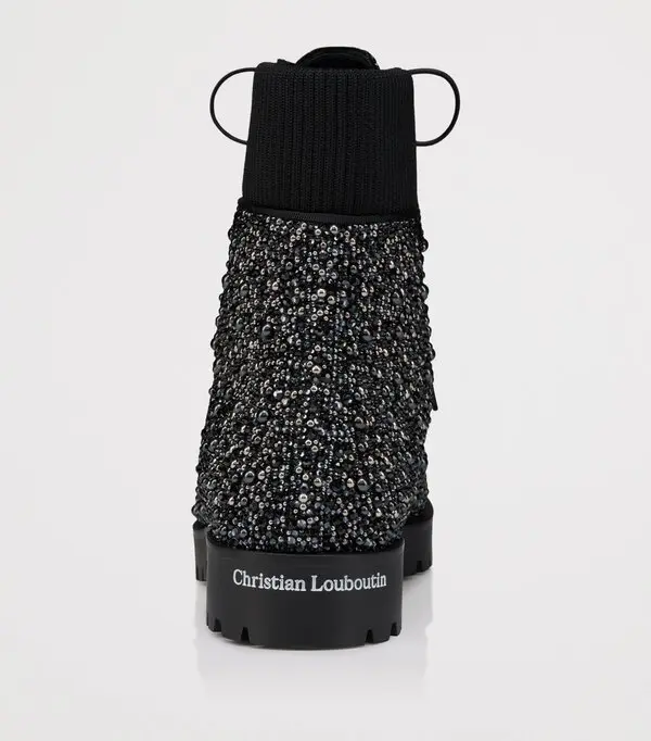 CHRISTIAN LOUBOUTIN Trapman Tct 2 Suede Lace-up Boots
