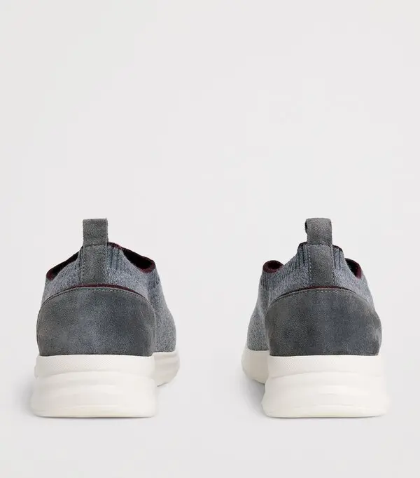 Eleventy Knitted Panel Sneakers