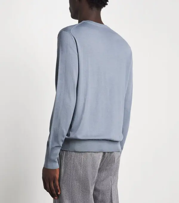 Eleventy Wool Crew-neck Sweater