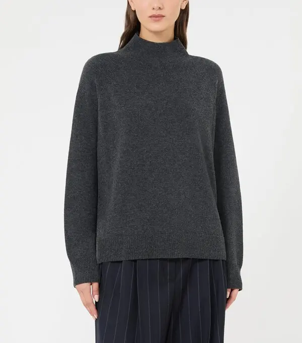 Max Mara Wool-cashmere Funnel-neck Sweater