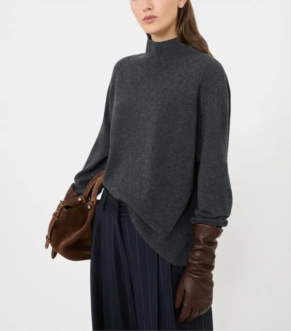 Max Mara Wool-cashmere Funnel-neck Sweater