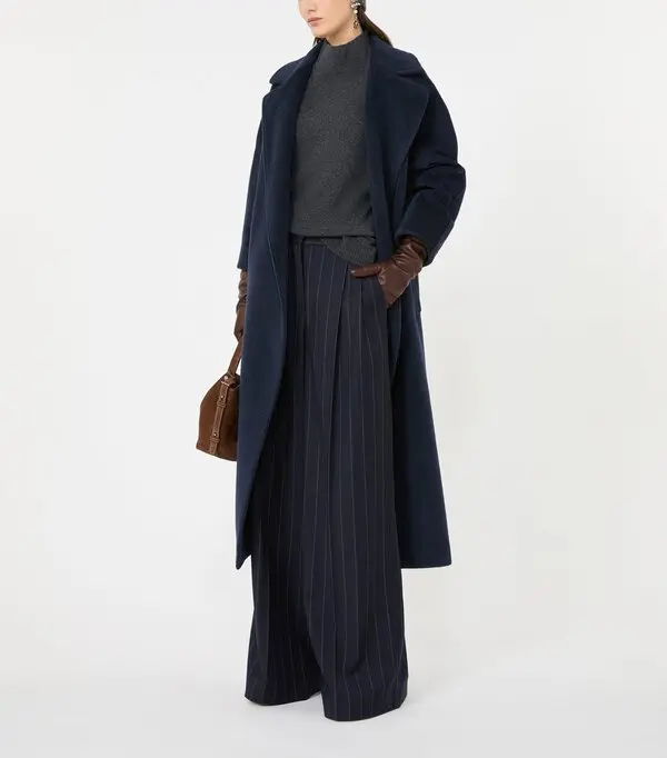 Max Mara Wool-cashmere Funnel-neck Sweater
