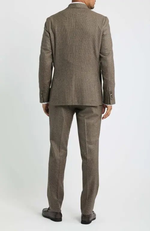 JACK VICTOR Irving Wool Tic Weave Suit
