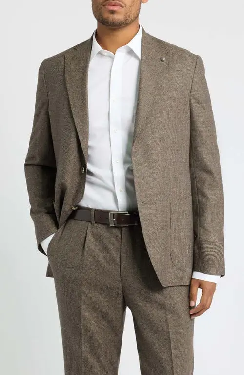 JACK VICTOR Irving Wool Tic Weave Suit