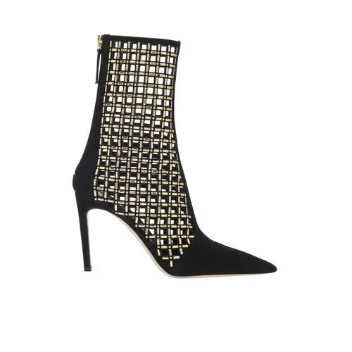 SERENA UZIYEL Elora High-heel Ankle Boot - Black