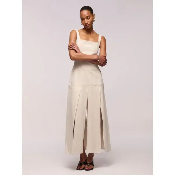 Dala Strip Dress - Salt