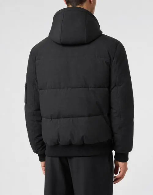 Philipp Plein Eco Leather Nylon Bomber