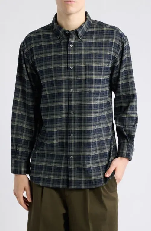 DUNST Gender Inclusive Flannel Button-down Shirt