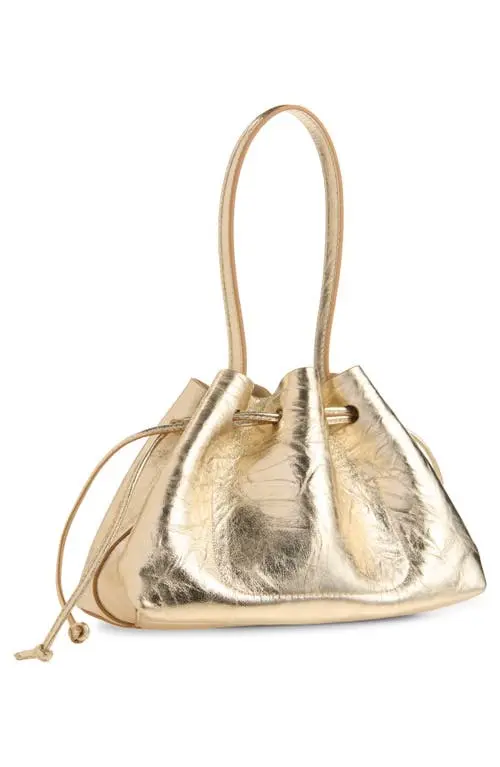 MANSUR GAVRIEL Drawstring Pouchette - Gold