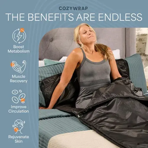 LIFEPRO Cozywrap Dual-zone Infrared Portable Sauna Blanket