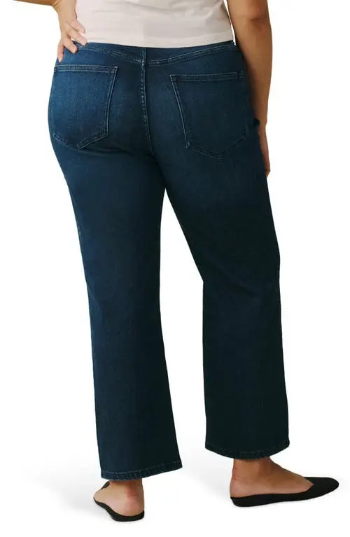 Warp + Weft Vancouver Mid Rise Straight Leg Jeans