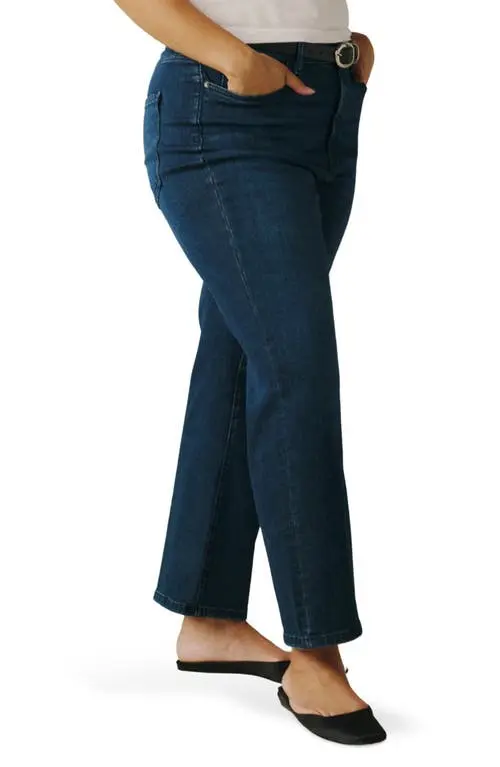 Warp + Weft Vancouver Mid Rise Straight Leg Jeans