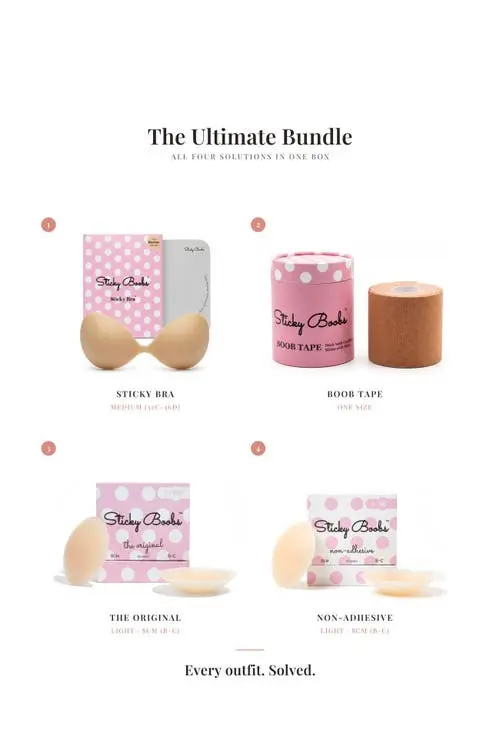 STICKY BOOBS Adhesive Push-up Bra