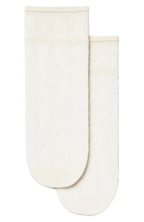 Swedish Stockings Erica Assorted 2-pack Pointelle Quarter Socks - Ivory