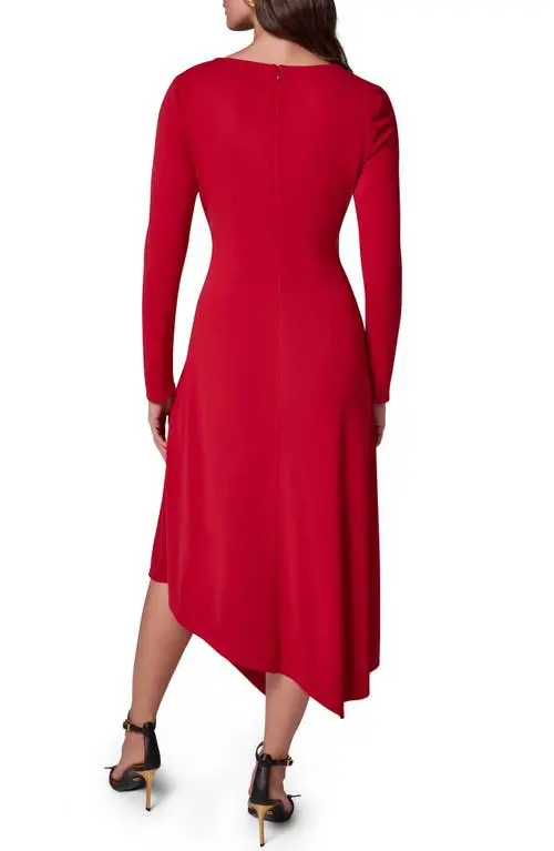 Donna Karan New York Long Sleeve Asymmetric Dress