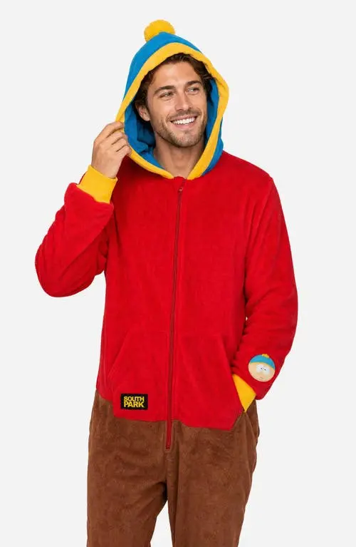 Opposuits South Park Cartman Fleece Hooded Jumpsuit
