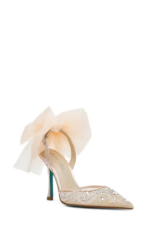 Betsey Johnson Meg Slingback Pump - Nude