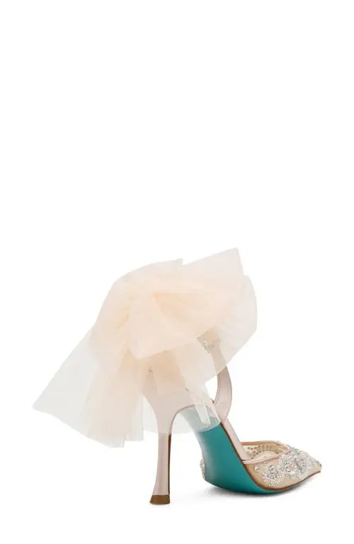 Betsey Johnson Meg Slingback Pump - Nude