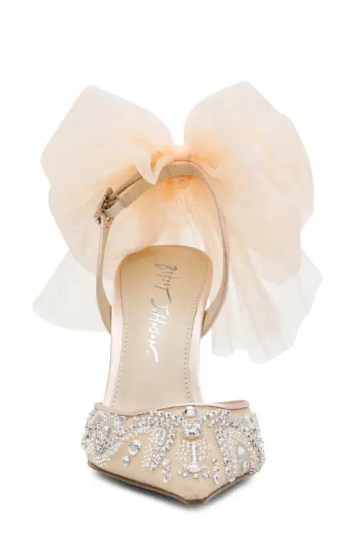 Betsey Johnson Meg Slingback Pump - Nude