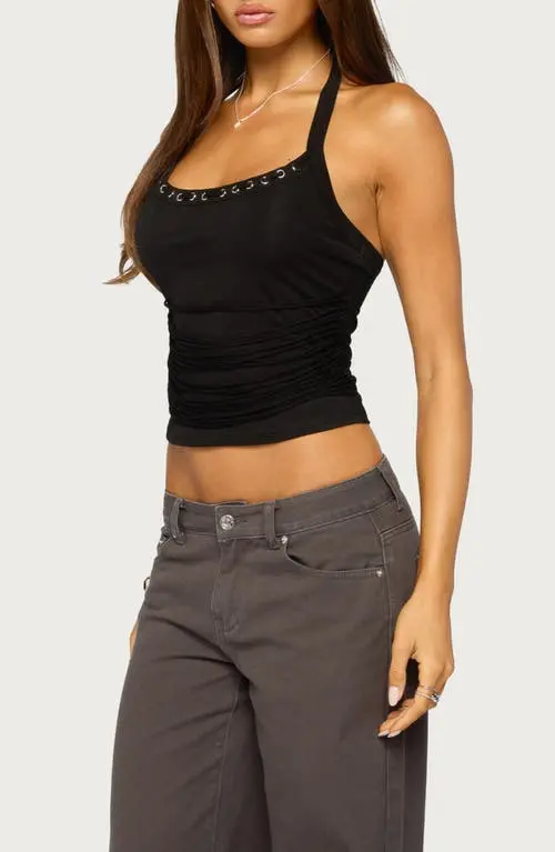 EDIKTED Piara Grommet Halter Top