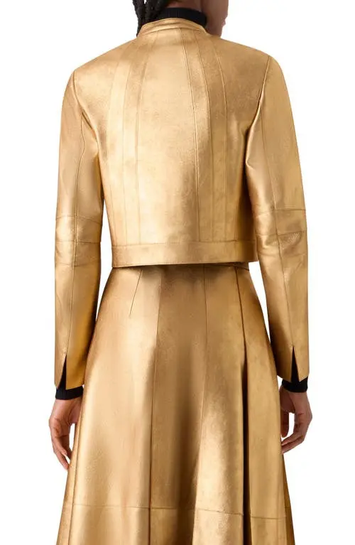 Akris Klaus Leather Jacket