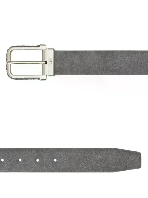 TOD'S Belt In Suede - Grey
