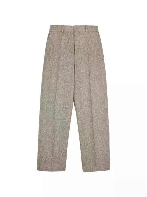TOD'S Trousers In Mouliné Wool Twill Fabric