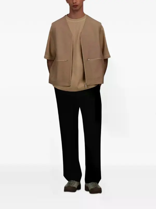 Herno Brushed-finish V-neck Gilet