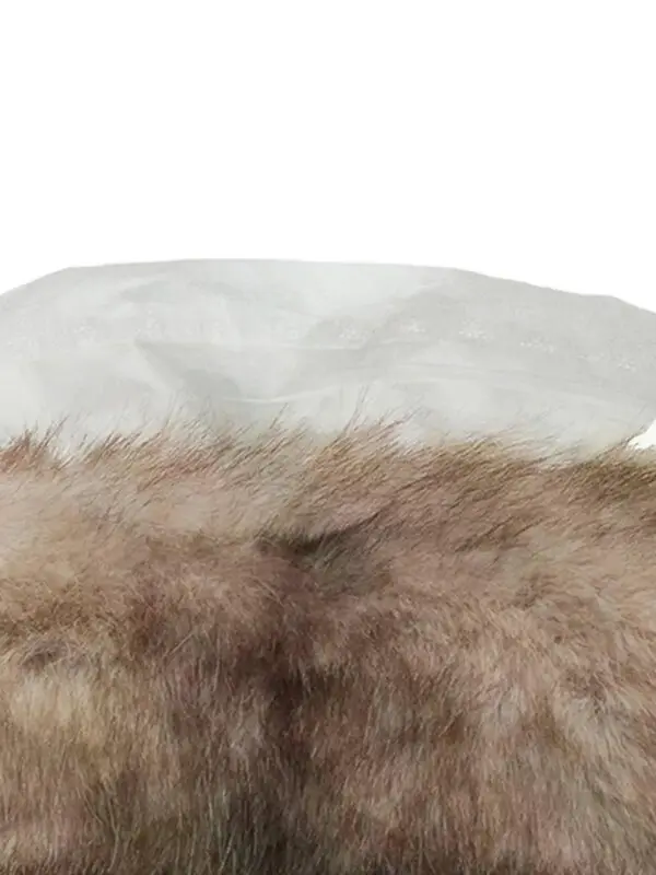 Apparis Davey Faux-fur Tissue Box Cover - Neutrals
