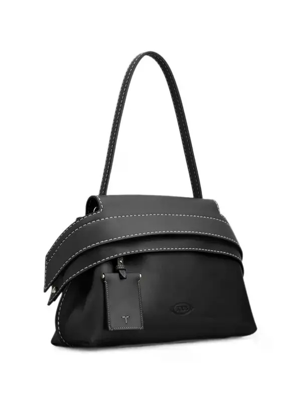 TOD'S Wav Contrast-stitched Shoulder Bag