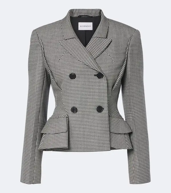 Givenchy Pinch Houndstooth Wool And Mohair Jacket