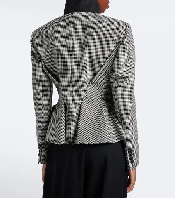 Givenchy Pinch Houndstooth Wool And Mohair Jacket