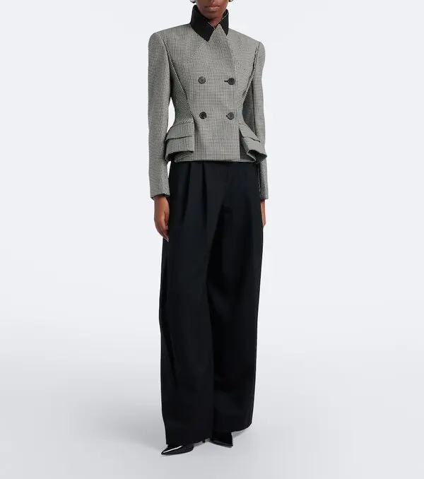 Givenchy Pinch Houndstooth Wool And Mohair Jacket