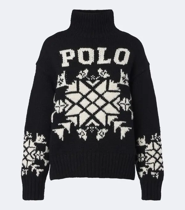 Polo Ralph Lauren Intarsia Wool Turtleneck Sweater