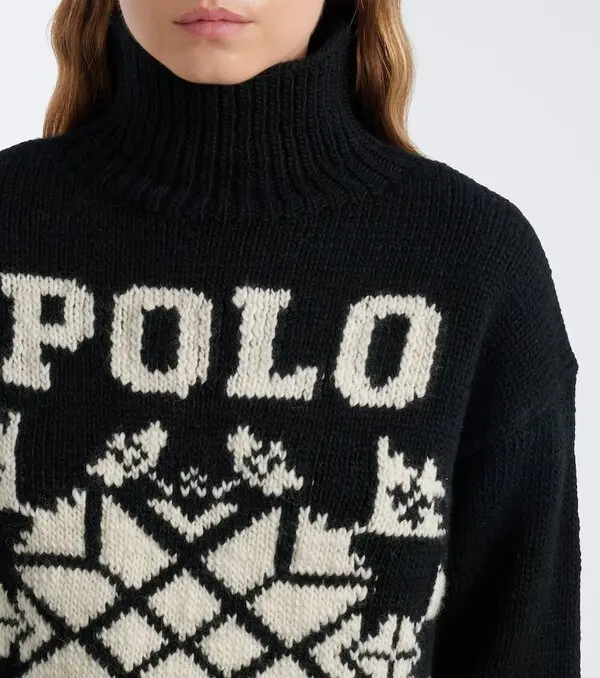 Polo Ralph Lauren Intarsia Wool Turtleneck Sweater