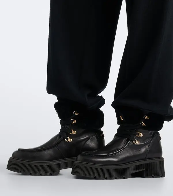 Bogner Turin Leather Lace-up Boots