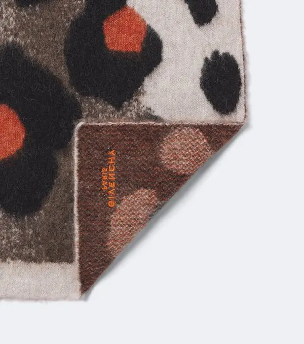 Givenchy Alpaca And Wool-blend Jacquard Scarf