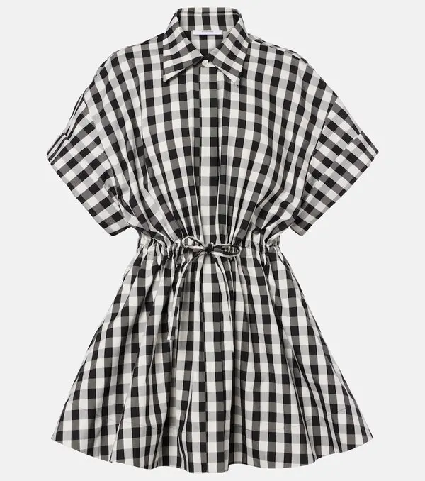 Givenchy Checked Cotton-blend Shirt Dress