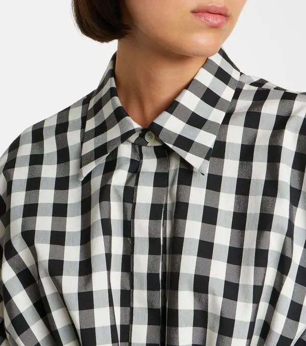 Givenchy Checked Cotton-blend Shirt Dress