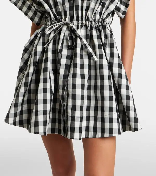 Givenchy Checked Cotton-blend Shirt Dress