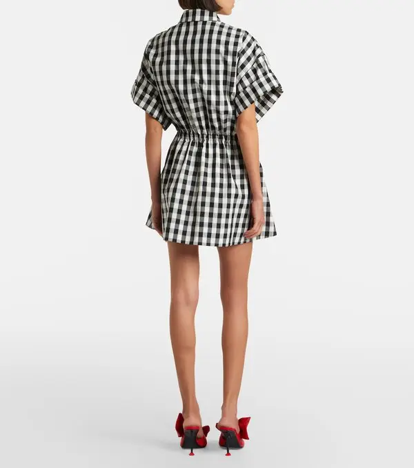 Givenchy Checked Cotton-blend Shirt Dress