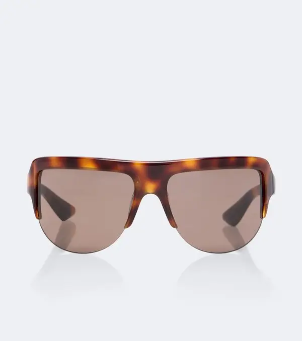 Khaite 1975c Flat-top Sunglasses - Brown
