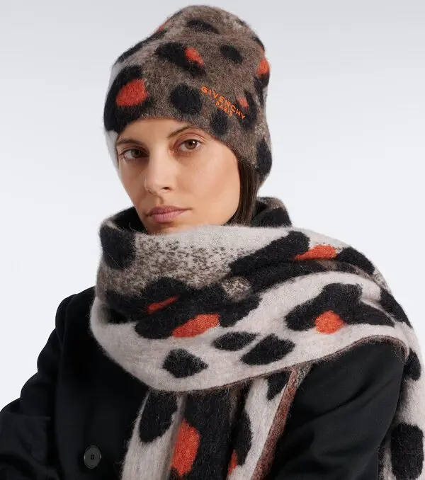 Givenchy Alpaca And Wool-blend Jacquard Beanie